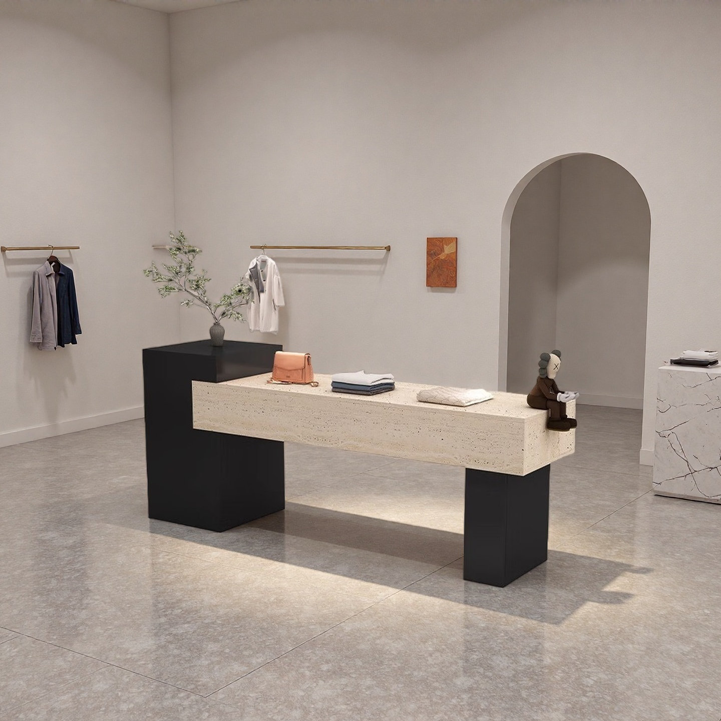 Rebrilliant High-end clothing store display table | Wayfair