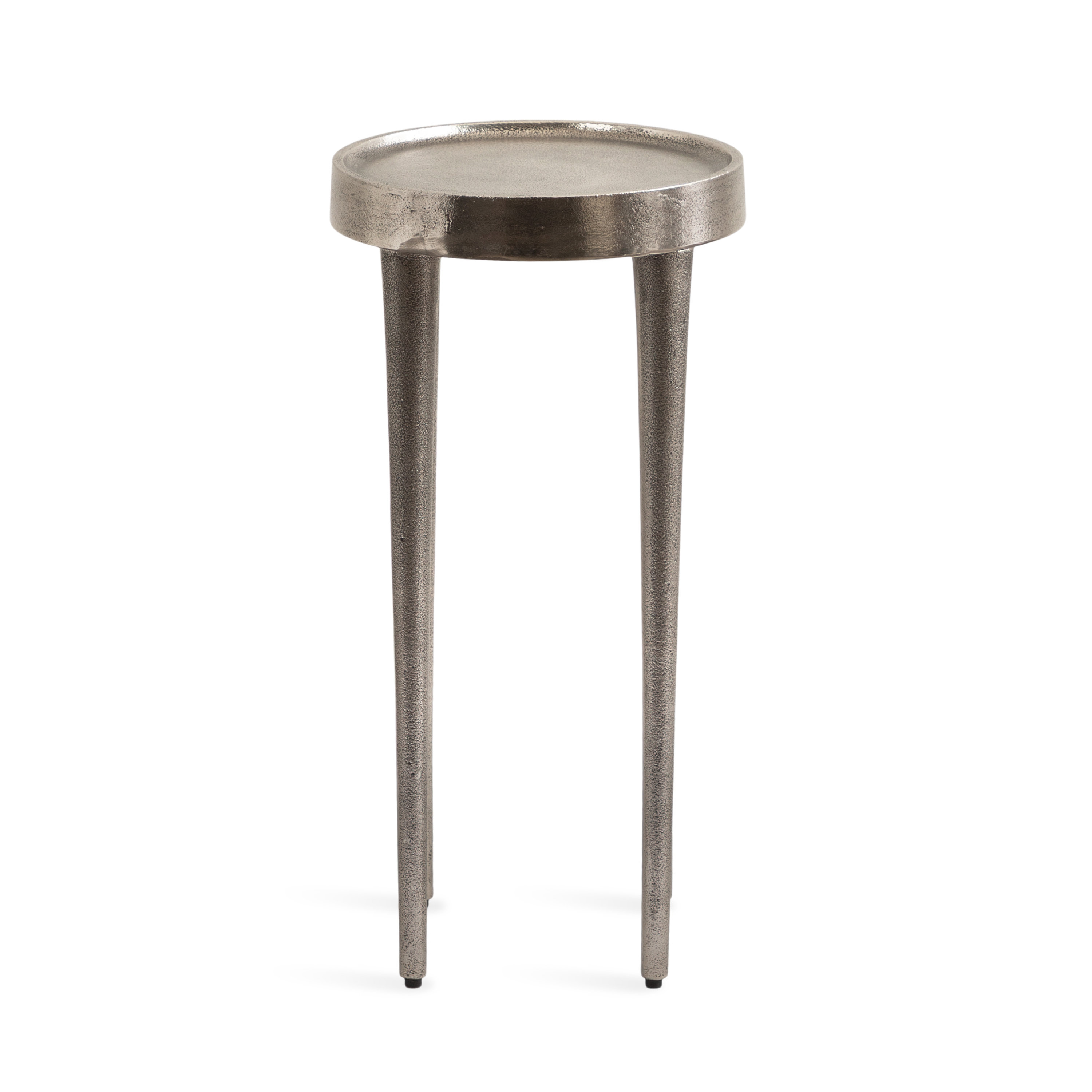 17 Stories Rava Modern Metal Round Drink Table for Use as Indoor Plant ...