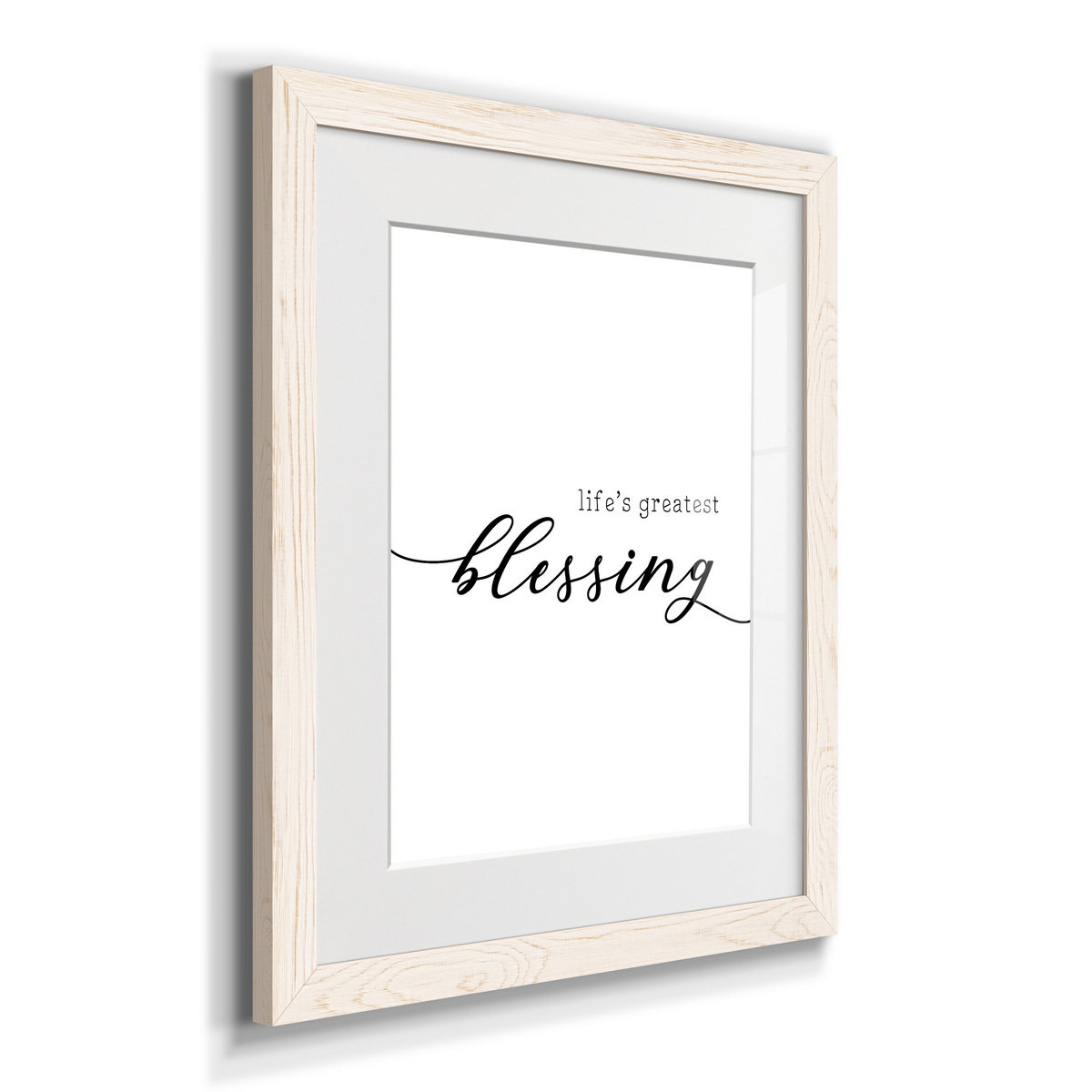 Trinx Life's Greatest Blessing - Picture Frame Textual Art Print on ...