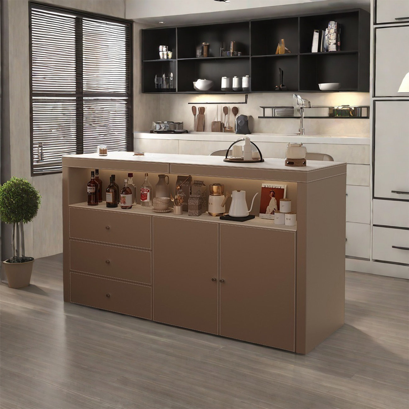 Hart Enjoy life Stylish modern home open kitchen island | Wayfair