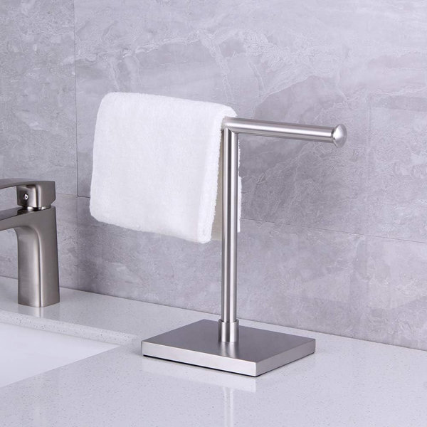 QIANXI Towel Rack Hand Towel Stand, Bathroom Towel Holder Stand SUS304 ...