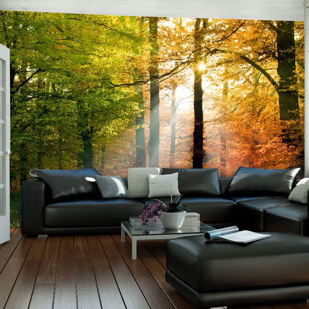 East Urban Home Stunning Autumn Wall Mural | Wayfair