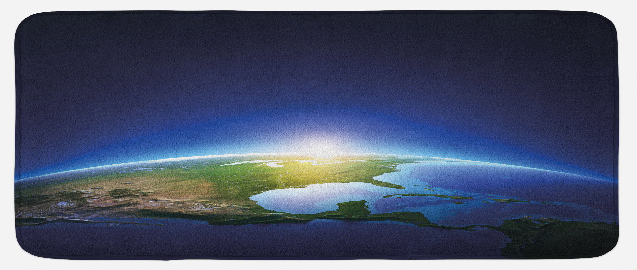 East Urban Home Earth Sunrise Over Cloudless North America Atmosphere ...