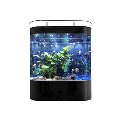 Lingxis Minimalist Modern Rectangular Eco Aquarium Tank | Wayfair