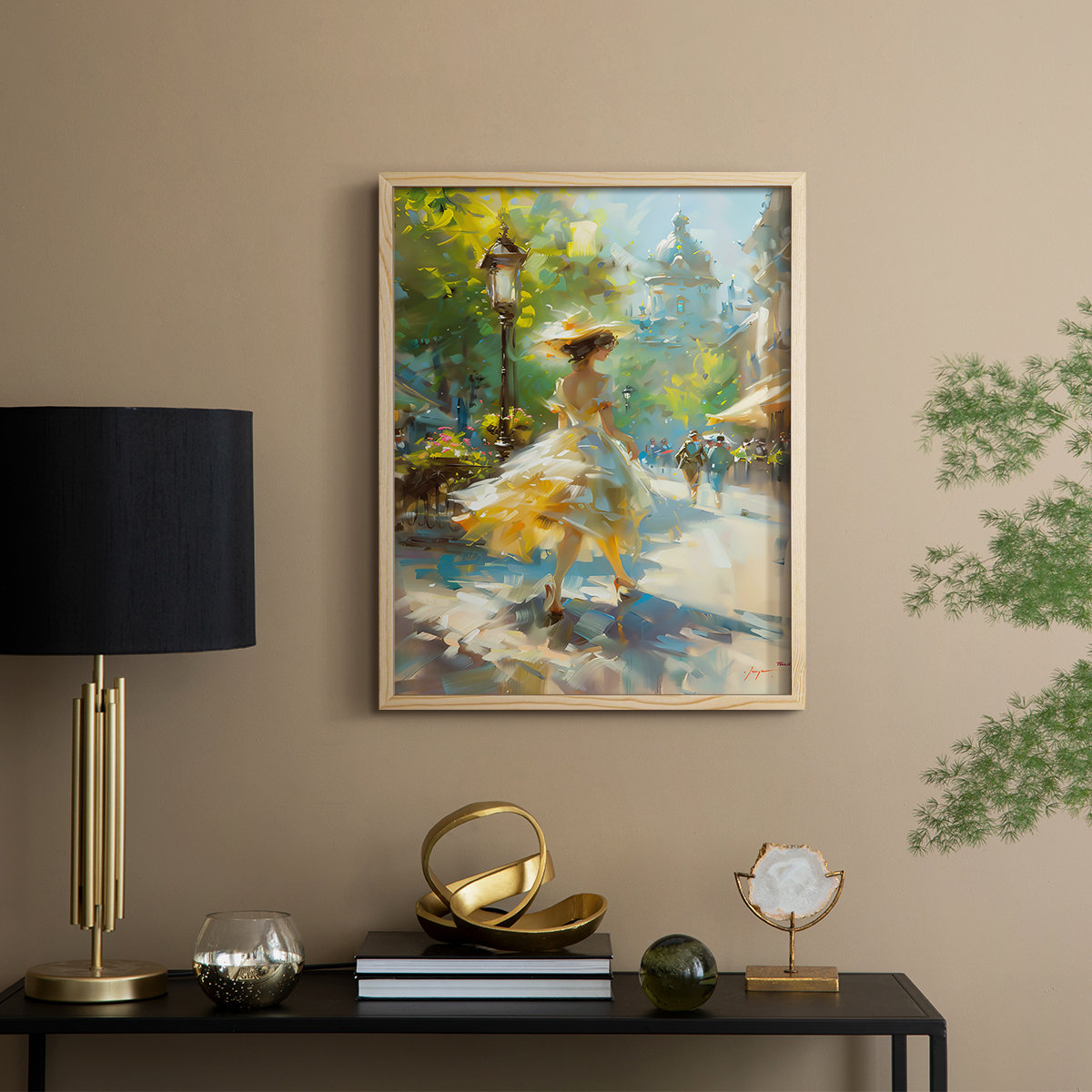 Charlton Home® WOMEN Series DCCLXXIX Framed Print - Solid Wood | Wayfair