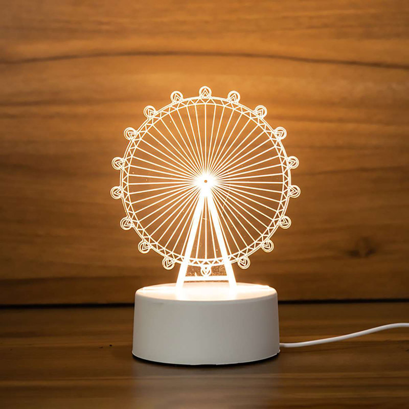 Deago 3D Ferris Wheel Night Light | Wayfair