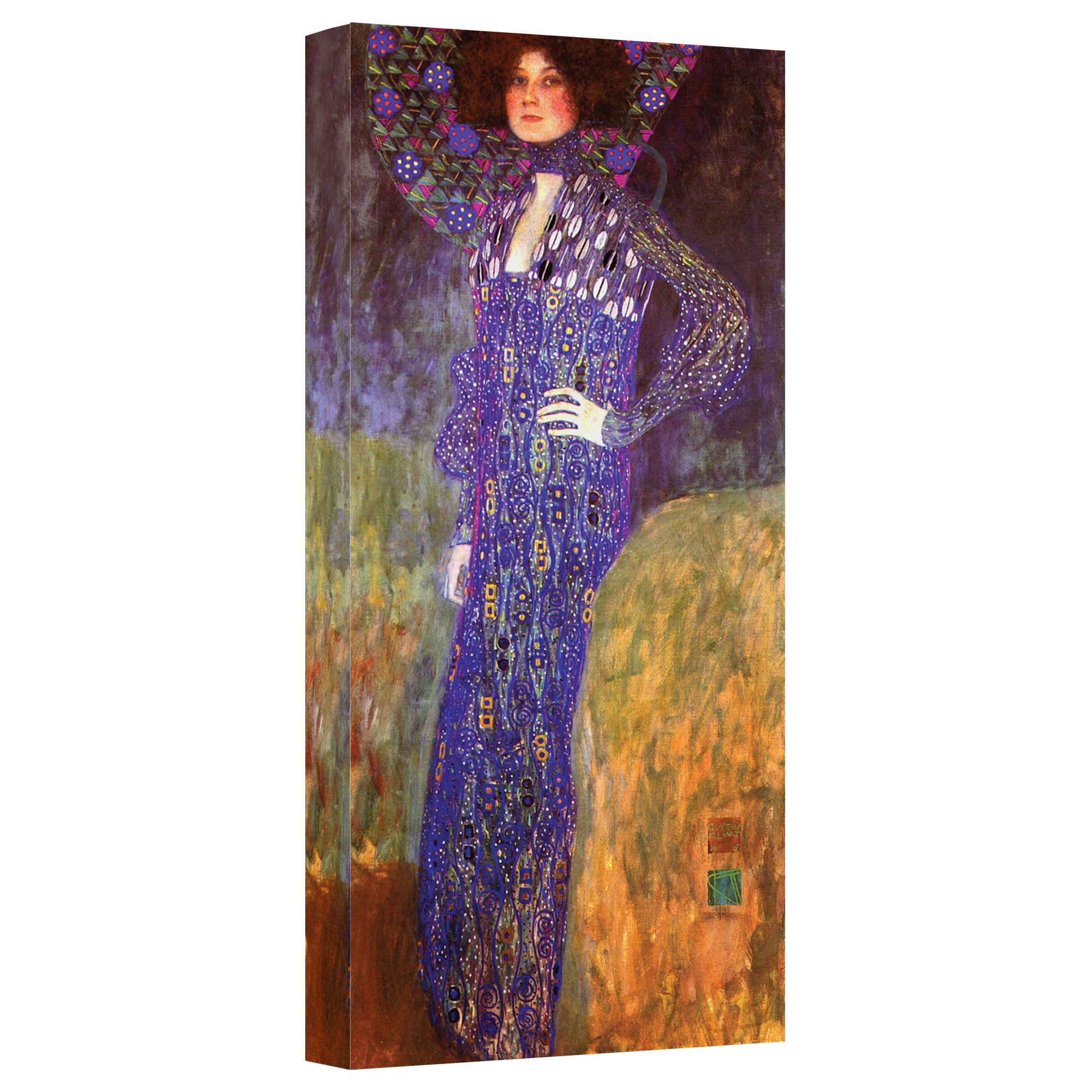 Vault W Artwork 'Emilie Floege' by Gustav Klimt Print of Painting on ...
