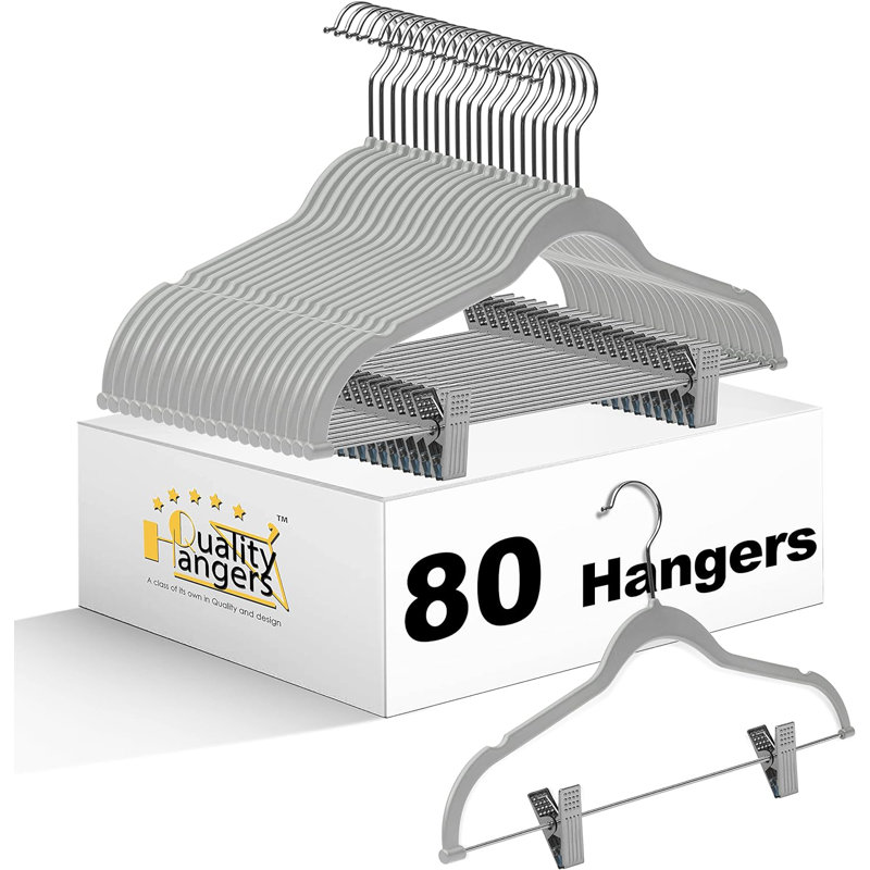 Quality Hangers Plastic Standard Hanger | Wayfair
