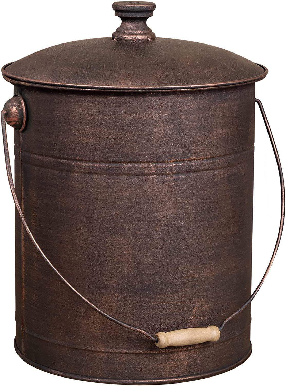 Rosalind Wheeler Ash Bucket With Lid Outdoor And Indoor Coal Bucket For ...