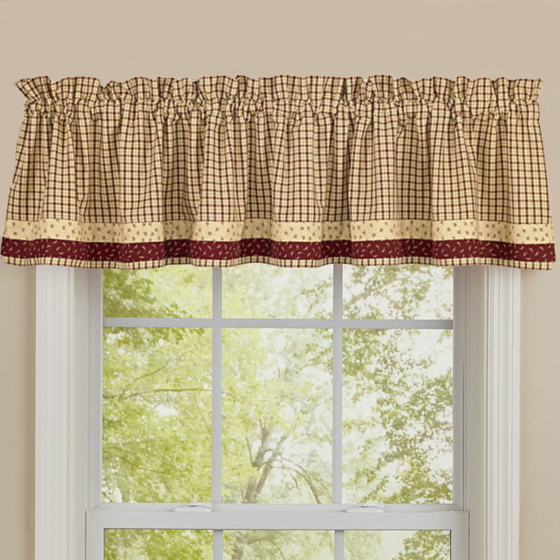 Ophelia & Co. Apple Jack Valance 14inches Tan | Wayfair