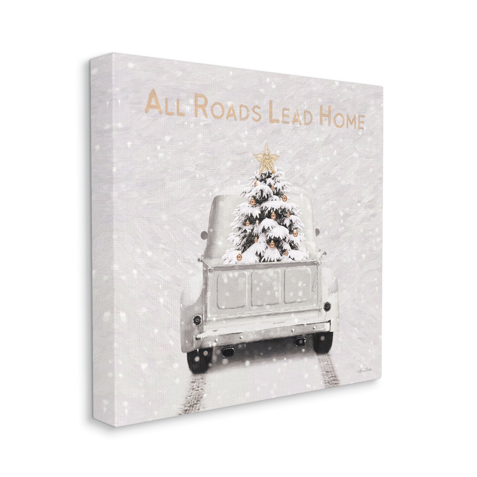 The Holiday Aisle® All Roads Lead Home by Lori Deiter - Wrapped Canvas ...