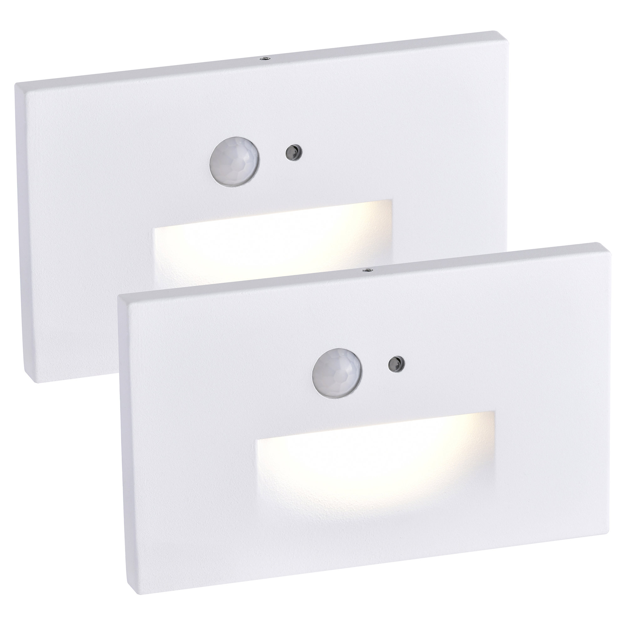 Edvivi Hardwired White Motion Sensing Led Stair Light With Motion And ...