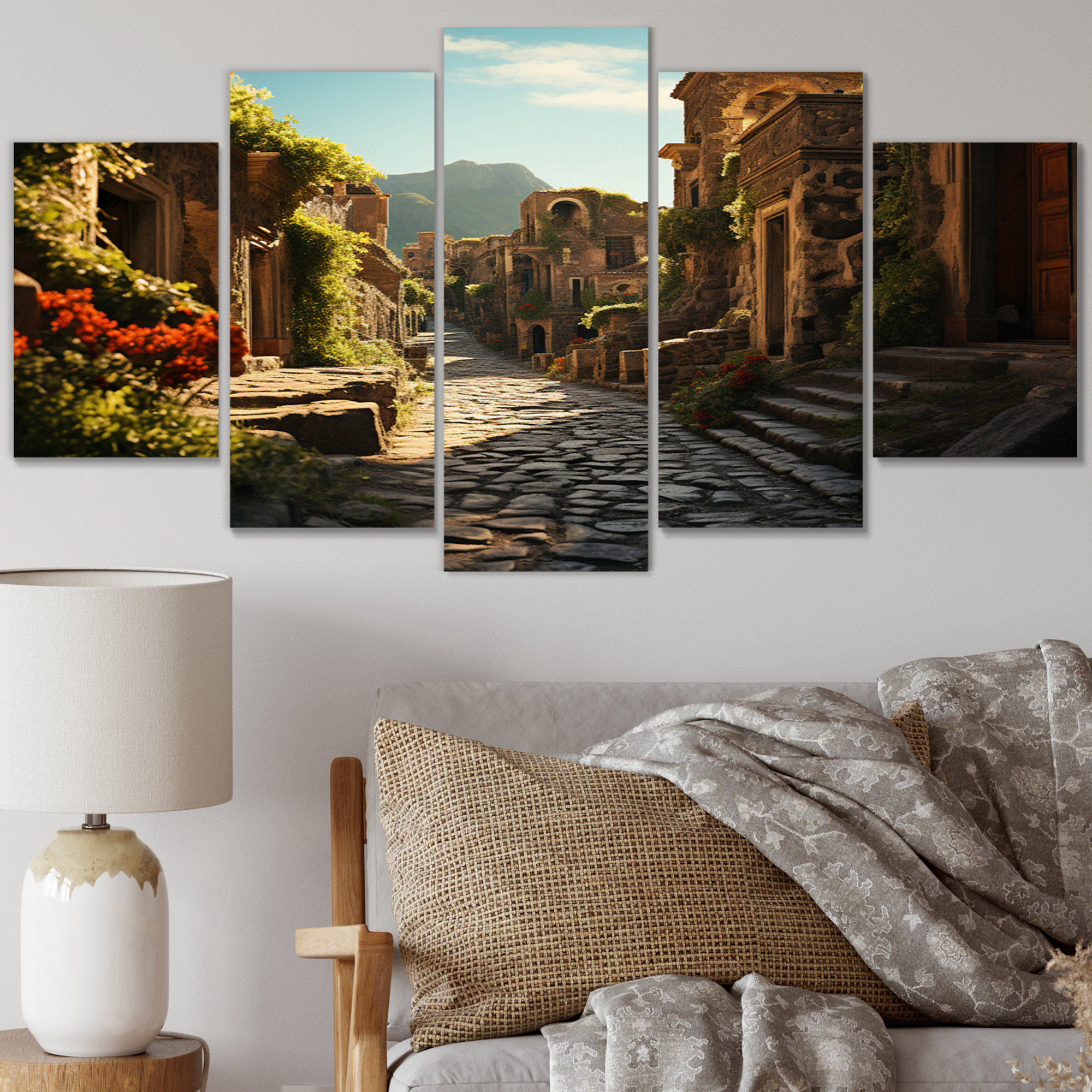 Latitude Run® Italy Pompeii Pompei - Italy Wall Art Living Room - 5 ...
