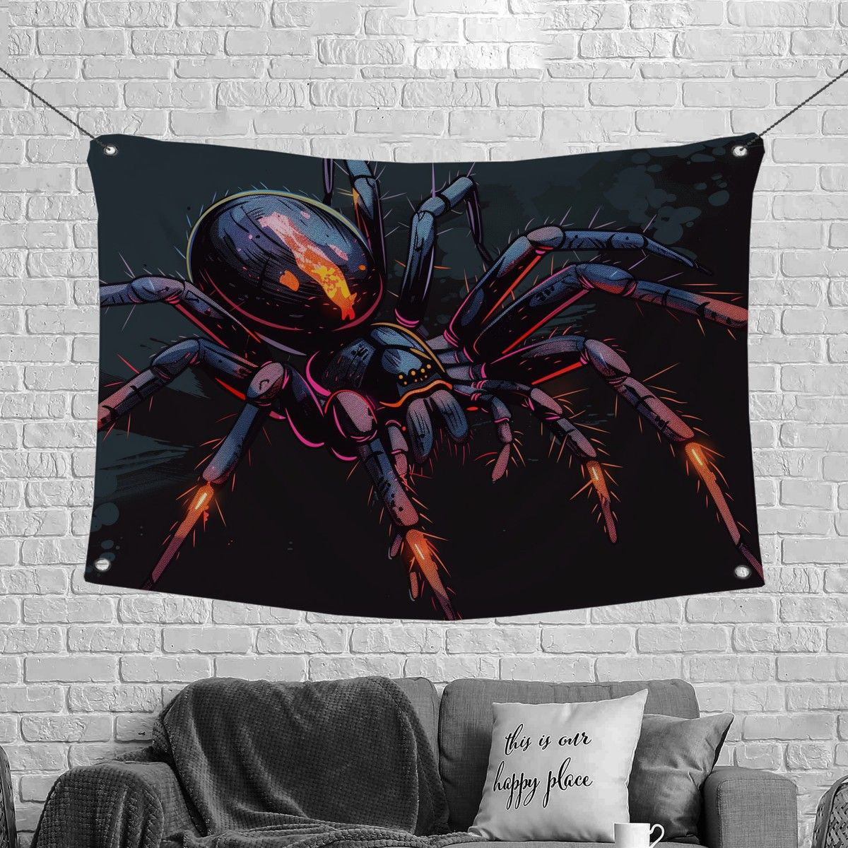 VisionDecor Plain Weave Muslin Microfiber Fabric Tapestry - Wayfair Canada