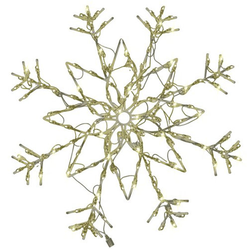 The Holiday Aisle® Snowflake Color Changing RGBWW Lighted Display | Wayfair