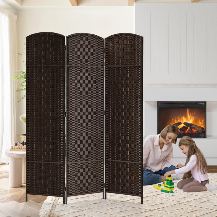 Union Rustic Elmina 6 Ft Folding Room Divider Privacy Screen Home Decor ...