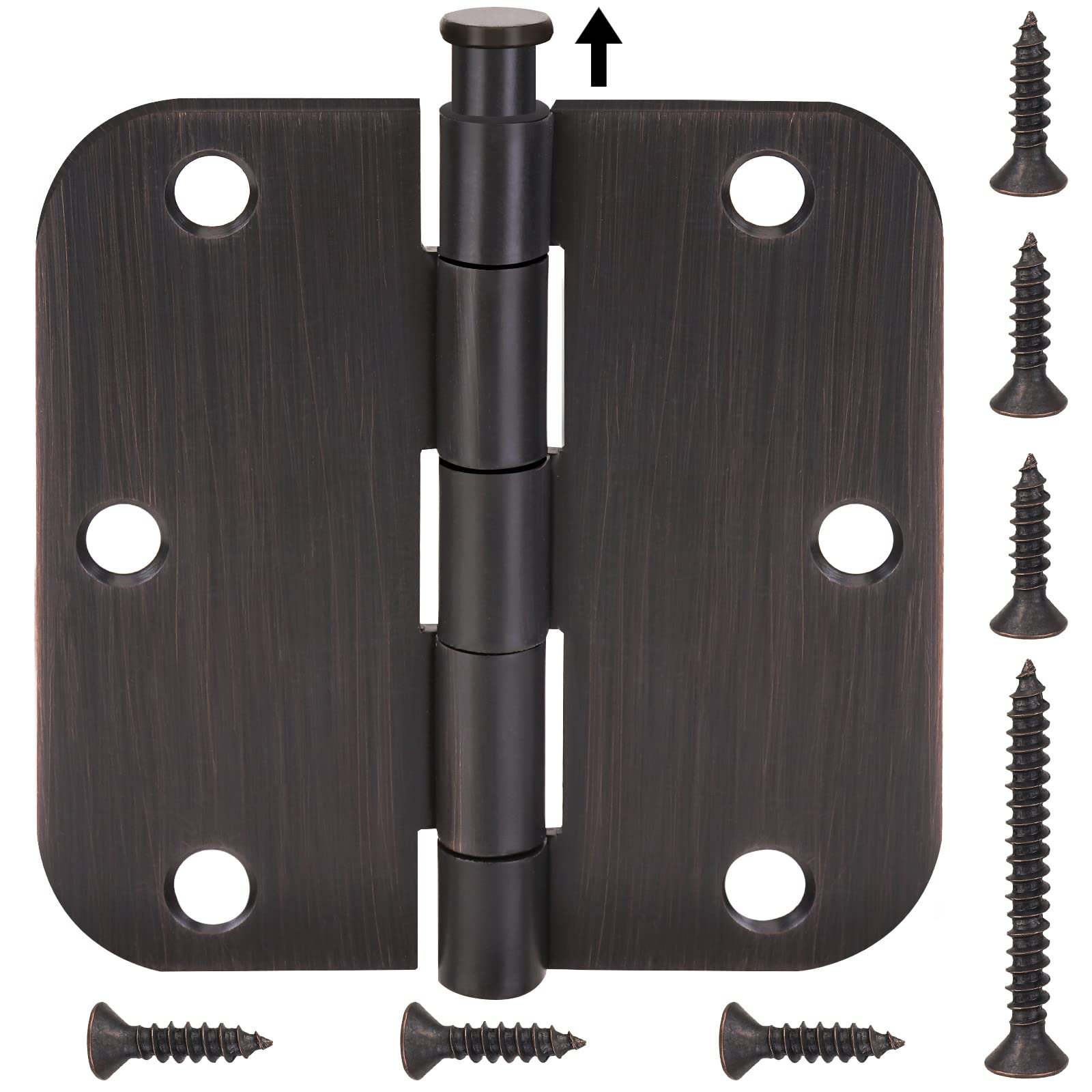 MARLIN MANUFACTURING COMPANY, INCORPORATED 18-Pack 3.5 Inch Door Hinges ...
