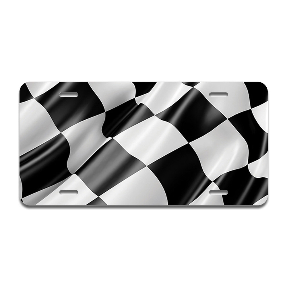 SignMission Race Flag Aluminum Plate Frame | Wayfair