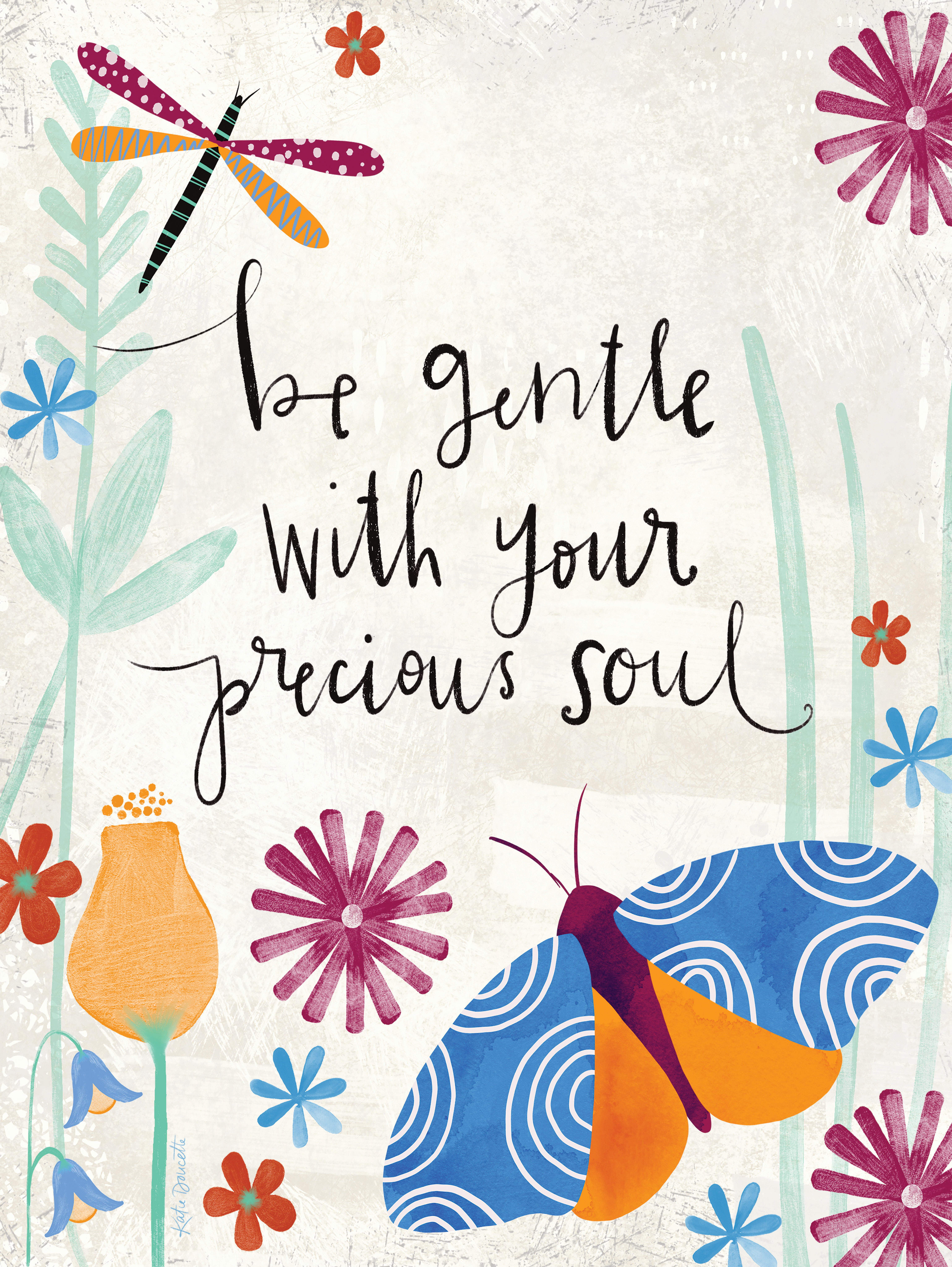 Trinx Be Gentle with Your Precious Soul by Katie Doucette | Wayfair