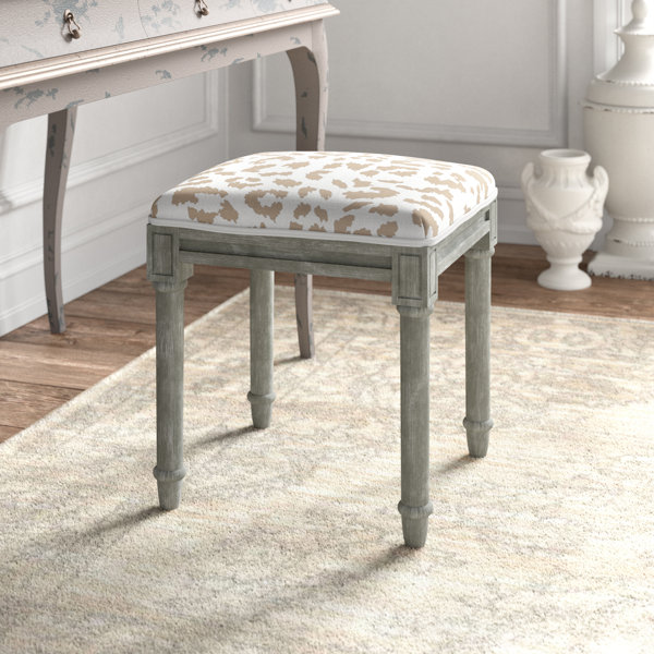 Kelly Clarkson Home Jaxson Solid Wood Accent Stool & Reviews | Wayfair
