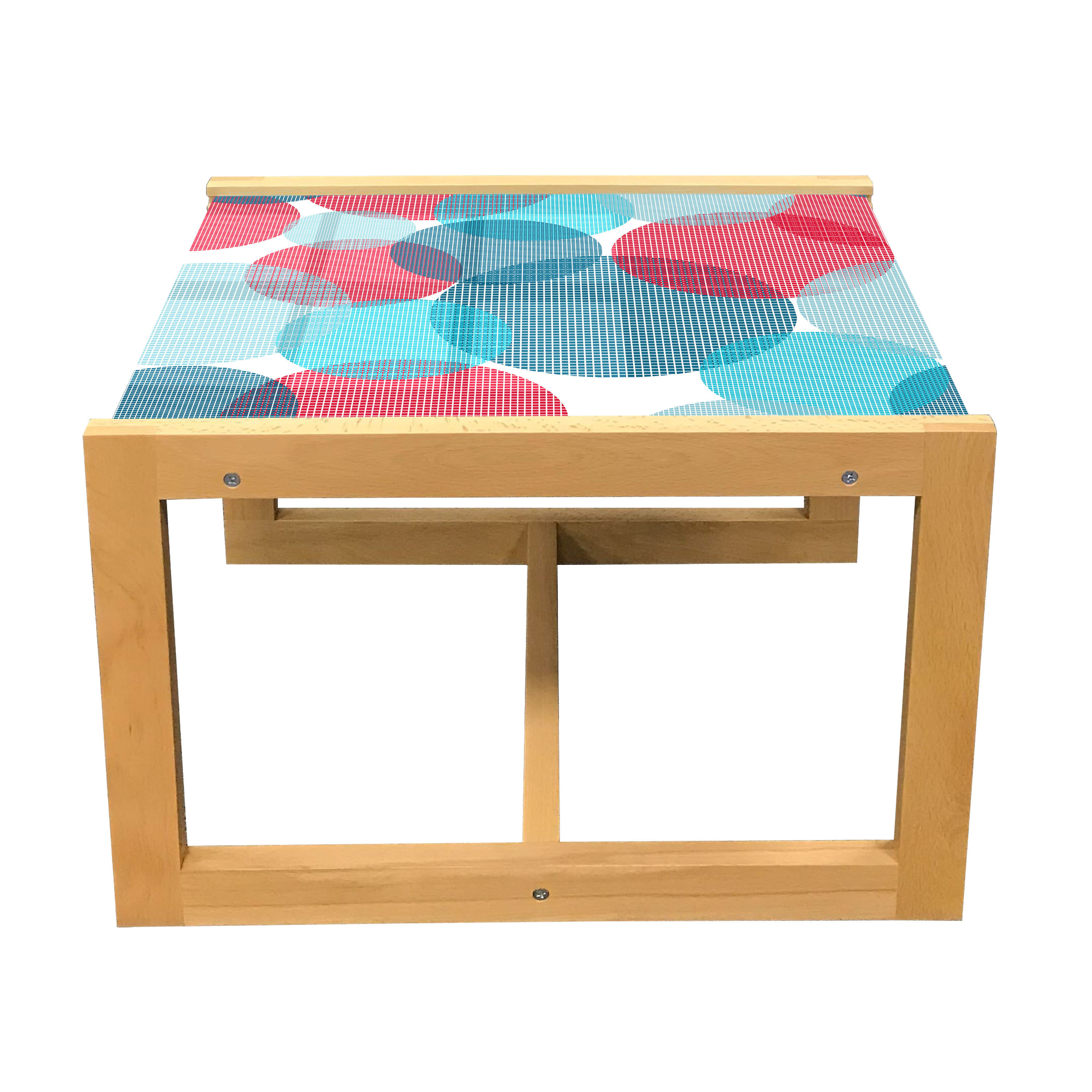 East Urban Home Abstract Coffee Table, Continuous Intertwined Circles ...