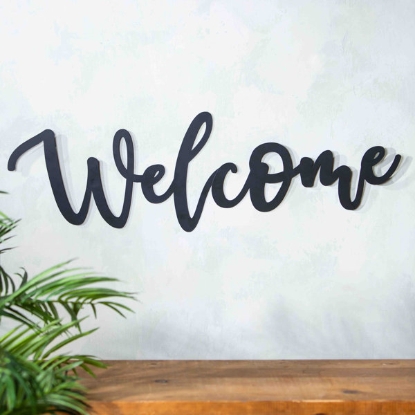 Red Barrel Studio® Welcome Above Door Sign Wall Décor | Wayfair