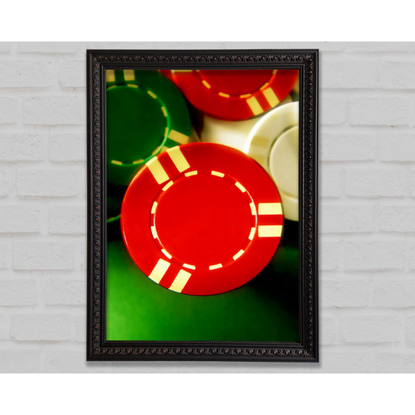 Brayden Studio Poker Chips - Single Picture Frame Art Prints | Wayfair ...