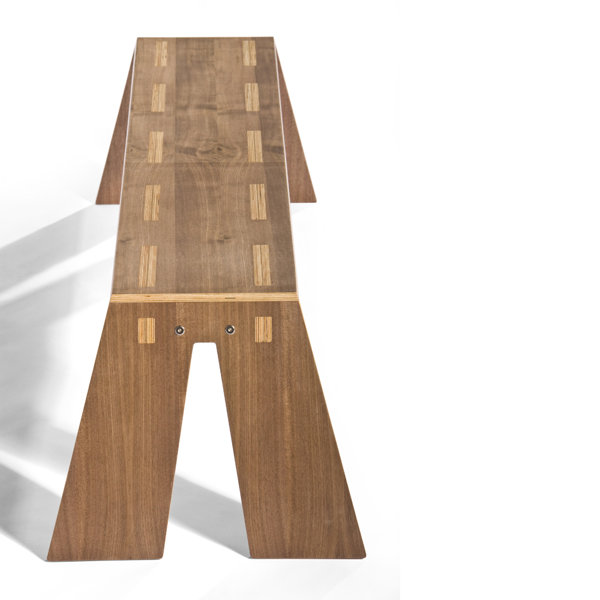 Robert Allen November "A" Bench Walnut | Wayfair