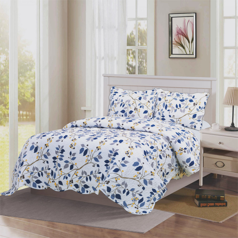 Glory Home Design Steve 3 Piece Quilt Set & Reviews | Wayfair