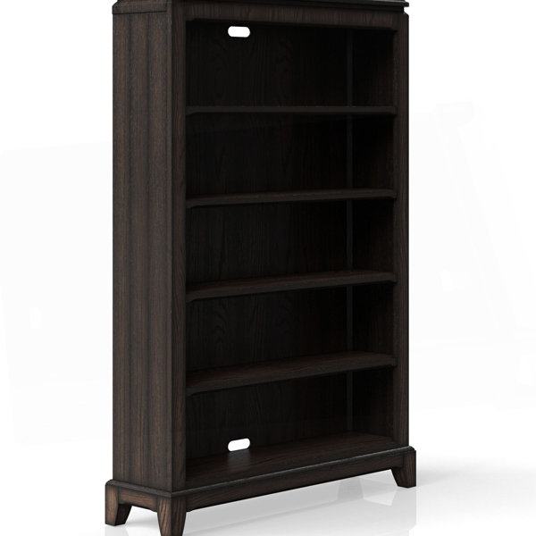Red Barrel Studio® Chocolate Traditional Six-Foot Bookcase ...