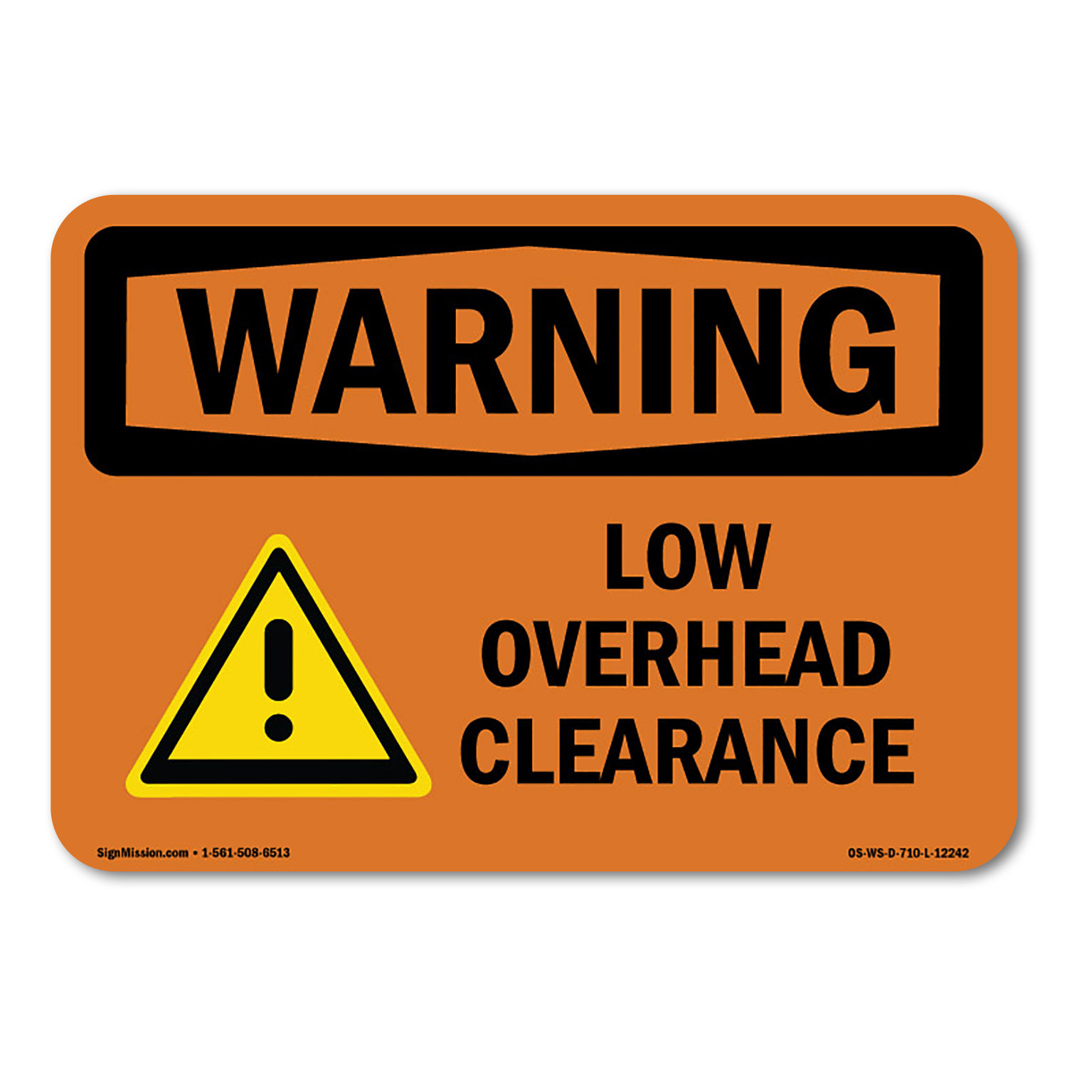 SignMission Low Overhead Clearance Sign - Wayfair Canada