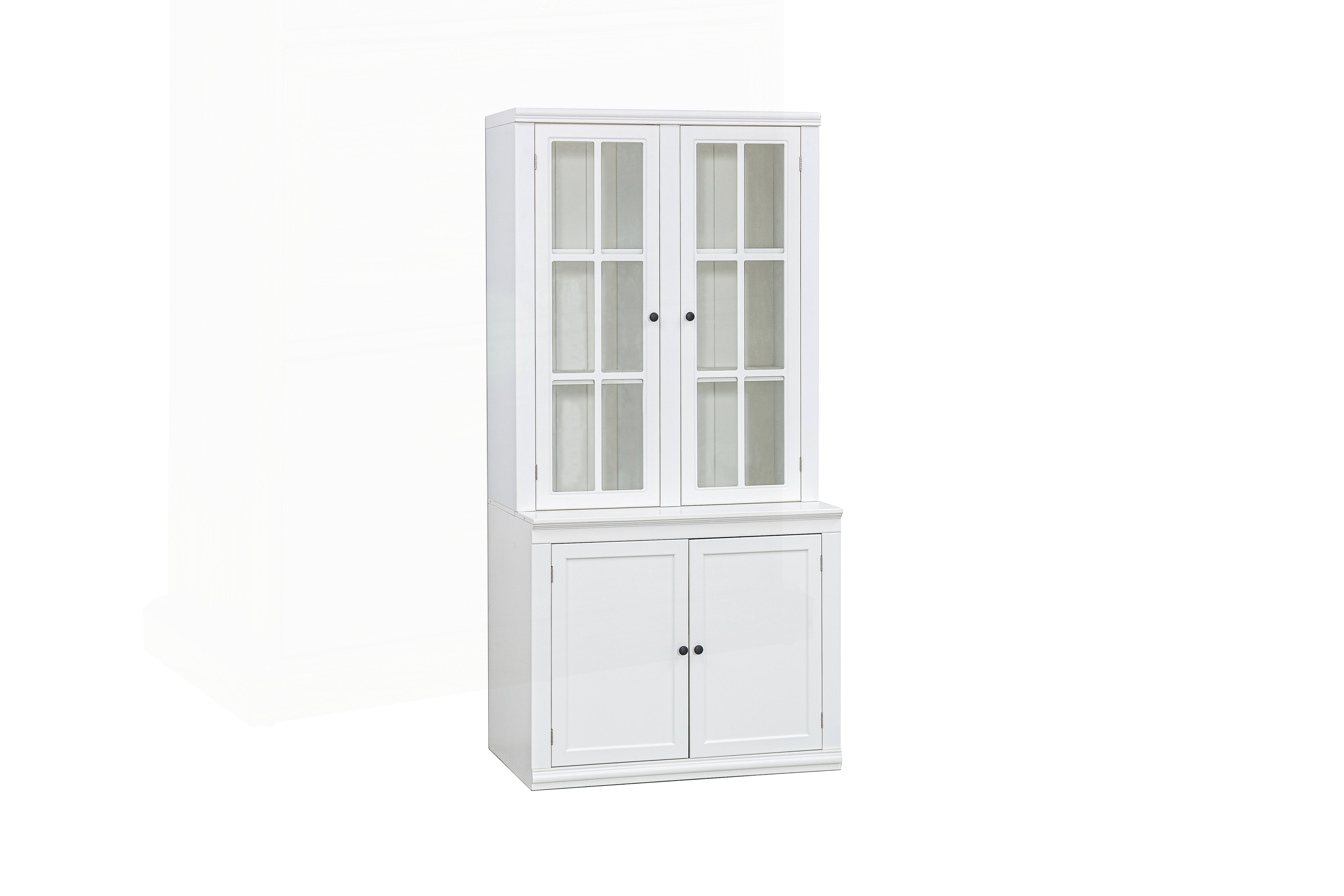 Corrigan Studio® Versatile Display Cabinet with Double Glass Doors for ...