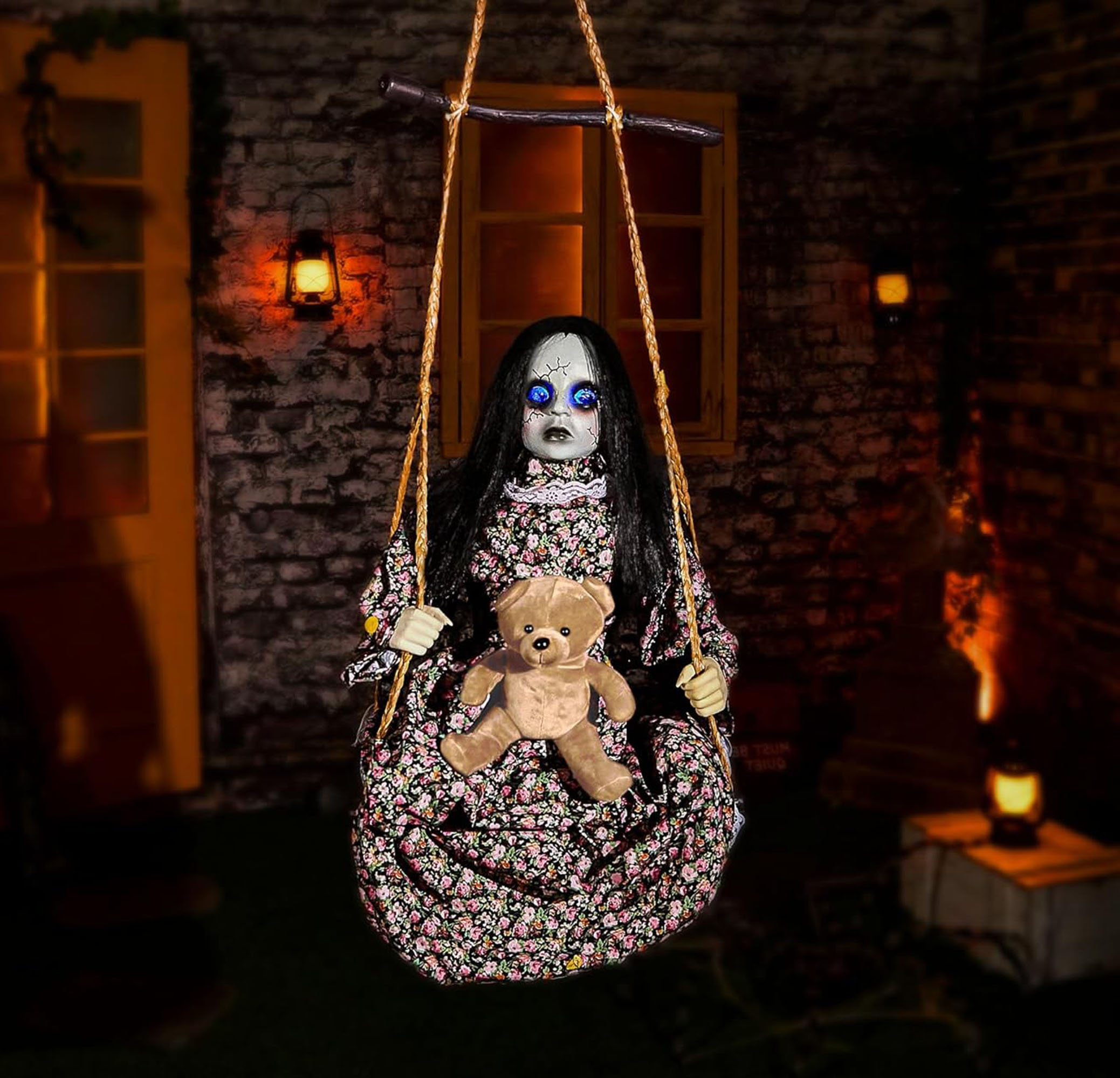 The Holiday Aisle® Hanging Swinging Doll Floating Decorations ,Motion ...