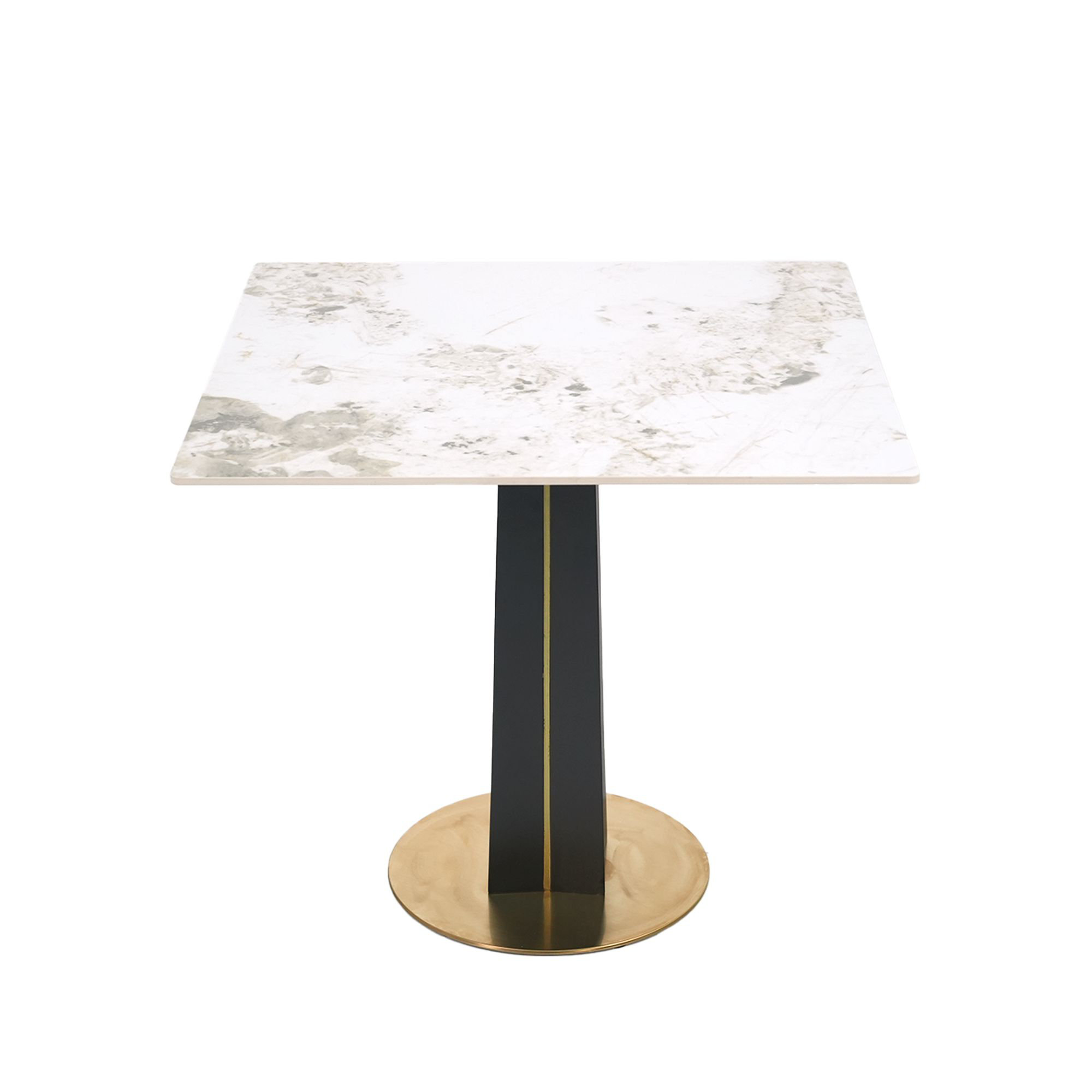 Ivy Bronx Modern Round Negotiation Table - 85cm Black Tempered Glass ...