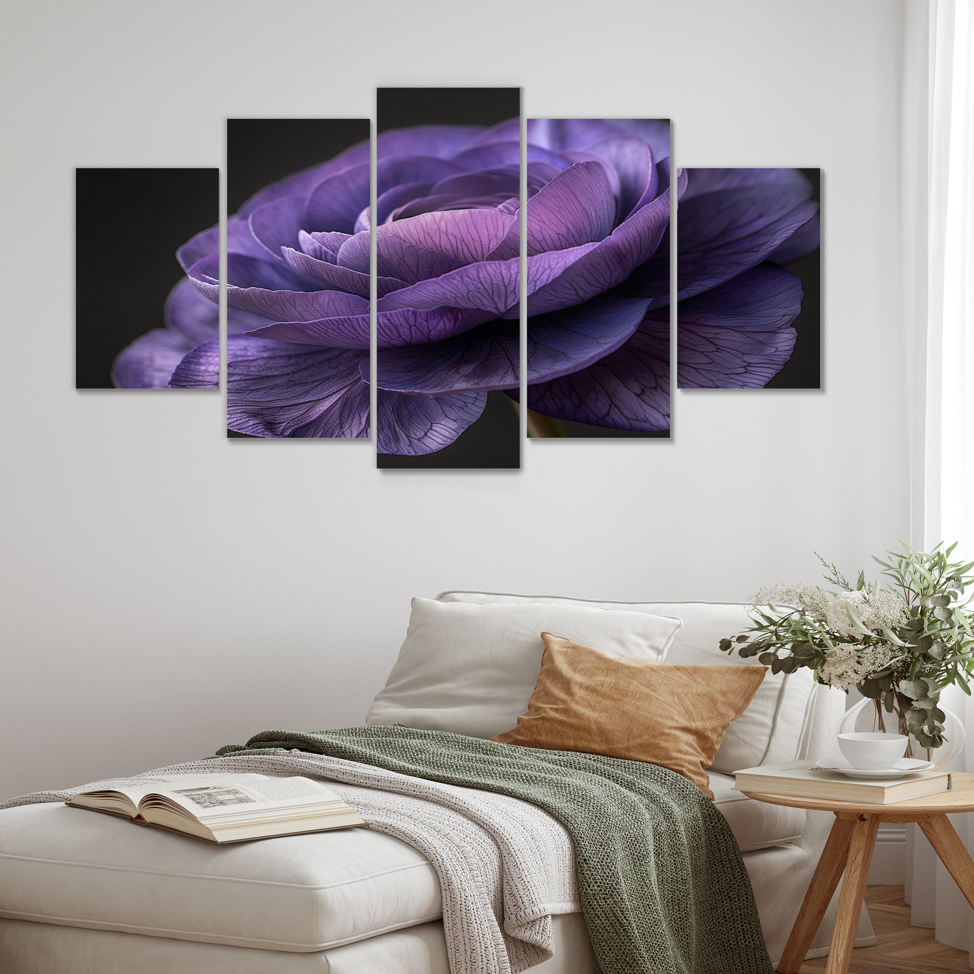 Latitude Run® Black And Purple Ranunculus Nature Nuance I - Ranunculus ...