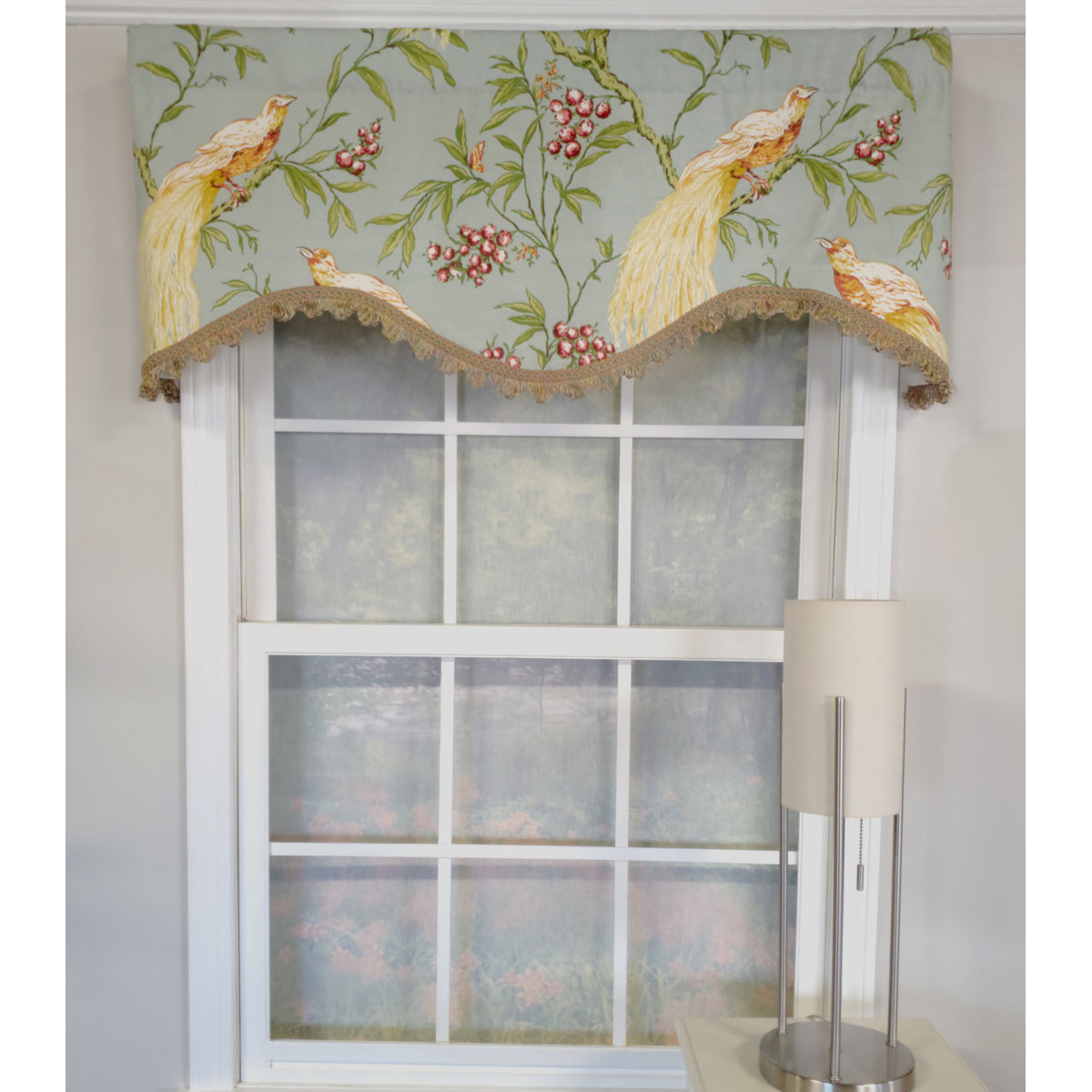 RLF Home Long Tail Cornice Valance With Scalloped Trim | Wayfair