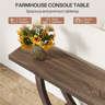 Millwood Pines Rahmel 62.99" Long Console Table, Industrial Entryway ...