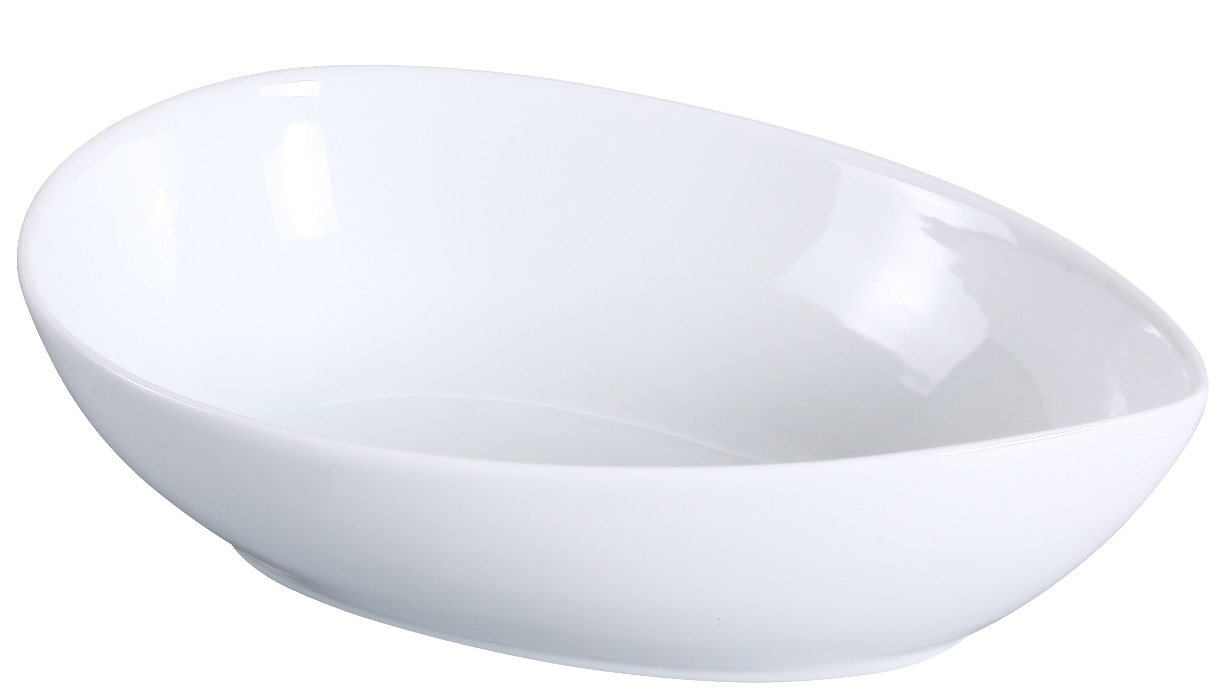 Yanco LK-608 London Water Drop Bowl, 24 Oz Capacity, 8.5" Length, Bone ...