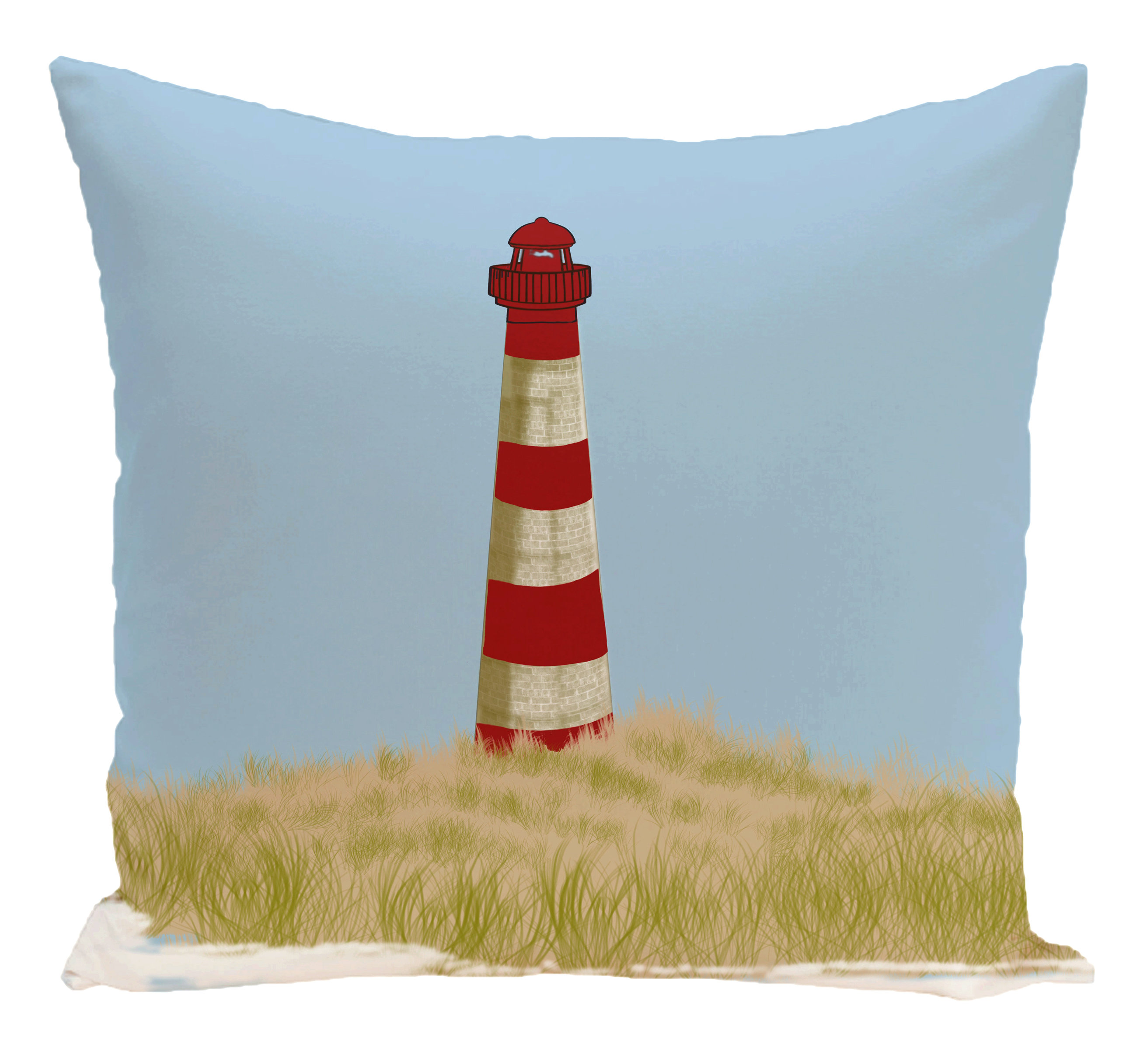 e by design Sea Pines Square Pillow Cover and Insert | Wayfair