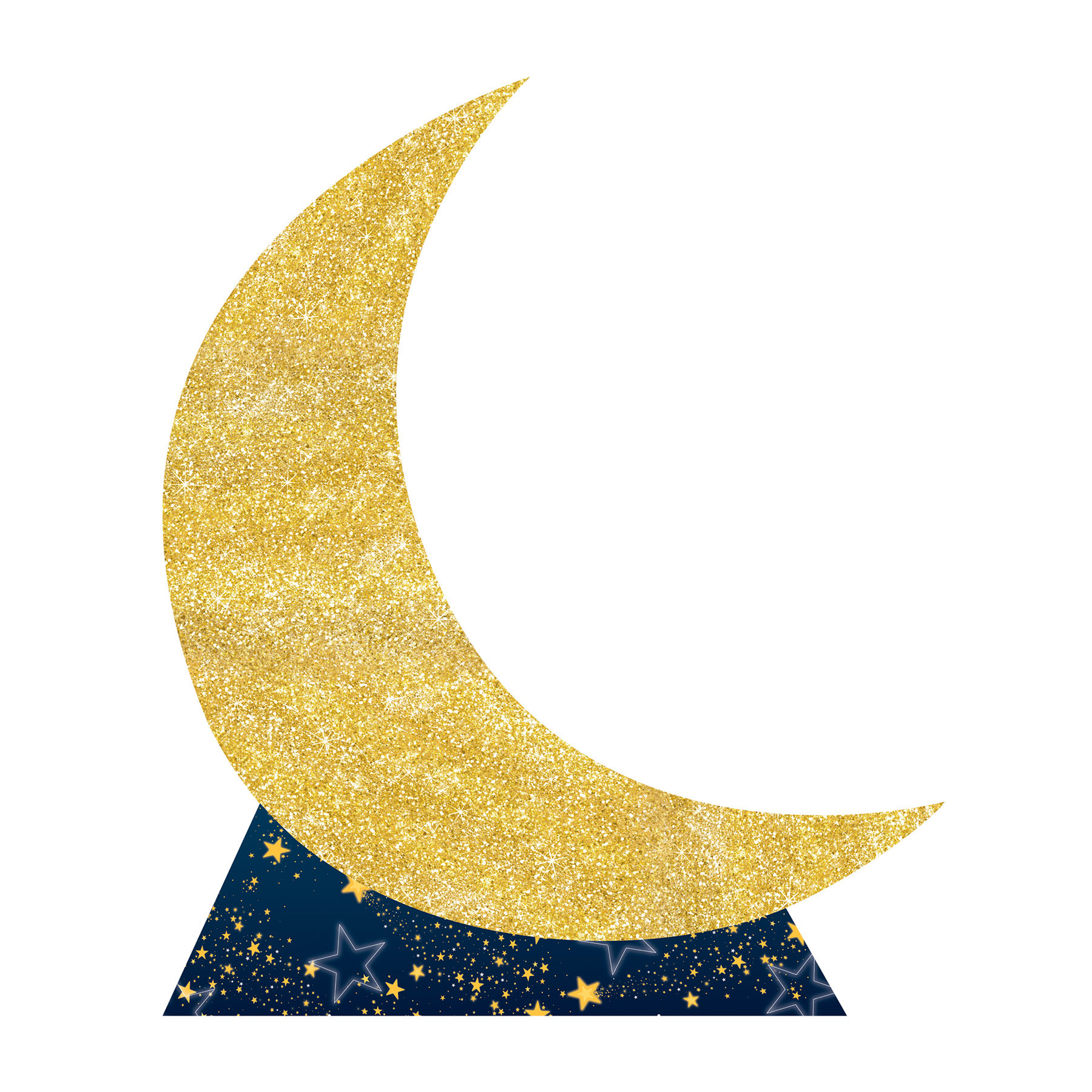 Beistle Starry Night Crescent Moon Stand-Up | Wayfair