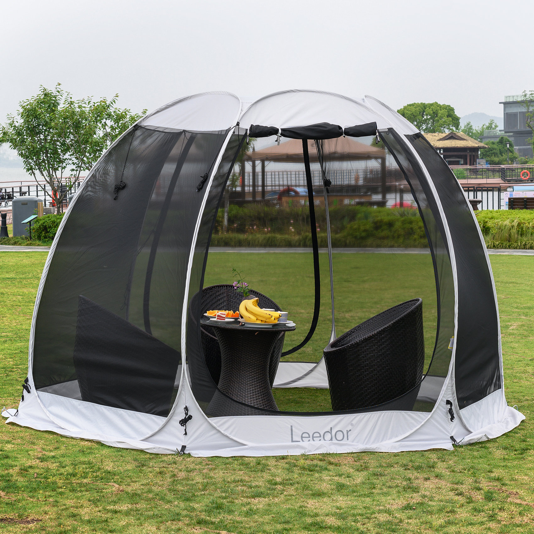 Alvantor Pop-Up Canopy Screen Tent Screen House Patio Gazebo ...