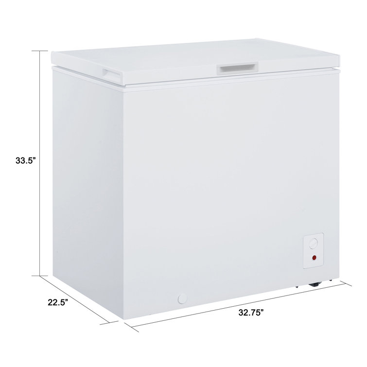 Magic Cool 7 Cubic Feet Chest Freezer with Adjustable Temperature ...