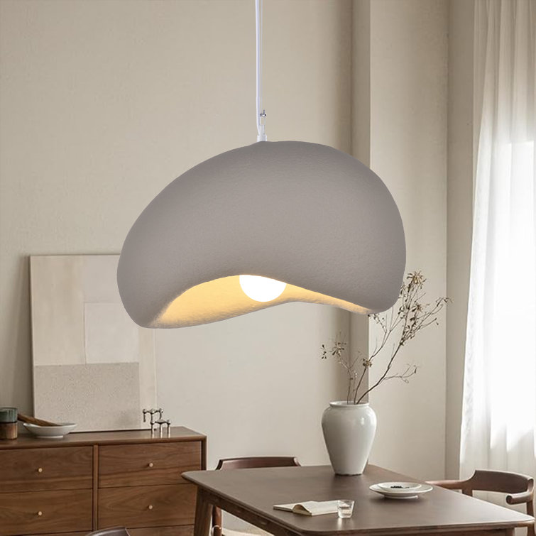 Ivy Bronx Modern Pendant Light Japanese Bird Nest Shape Lighting ...