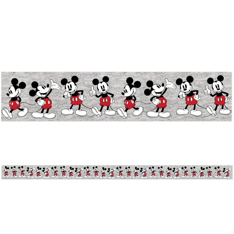 Eureka Classroom Mickey Mouse Throwback Mickey Poses Deco Trim | Wayfair
