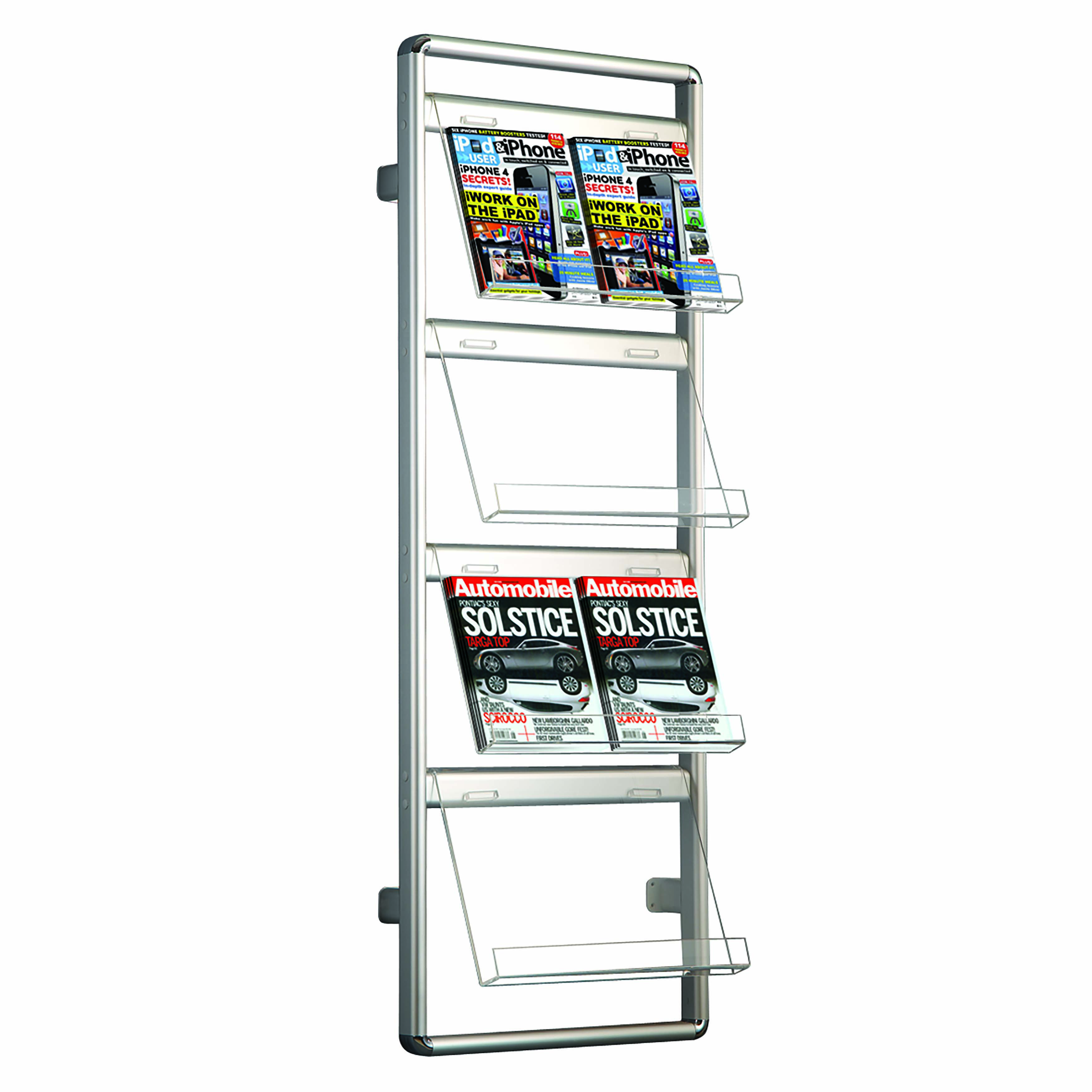 MT Displays Wall Mounted Brochure Rack | Wayfair