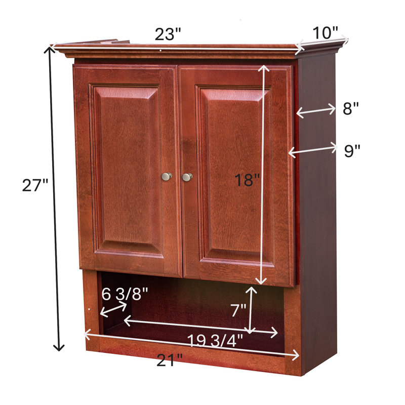 Red Barrel Studio® Narlock Wall Bathroom Cabinet & Reviews | Wayfair