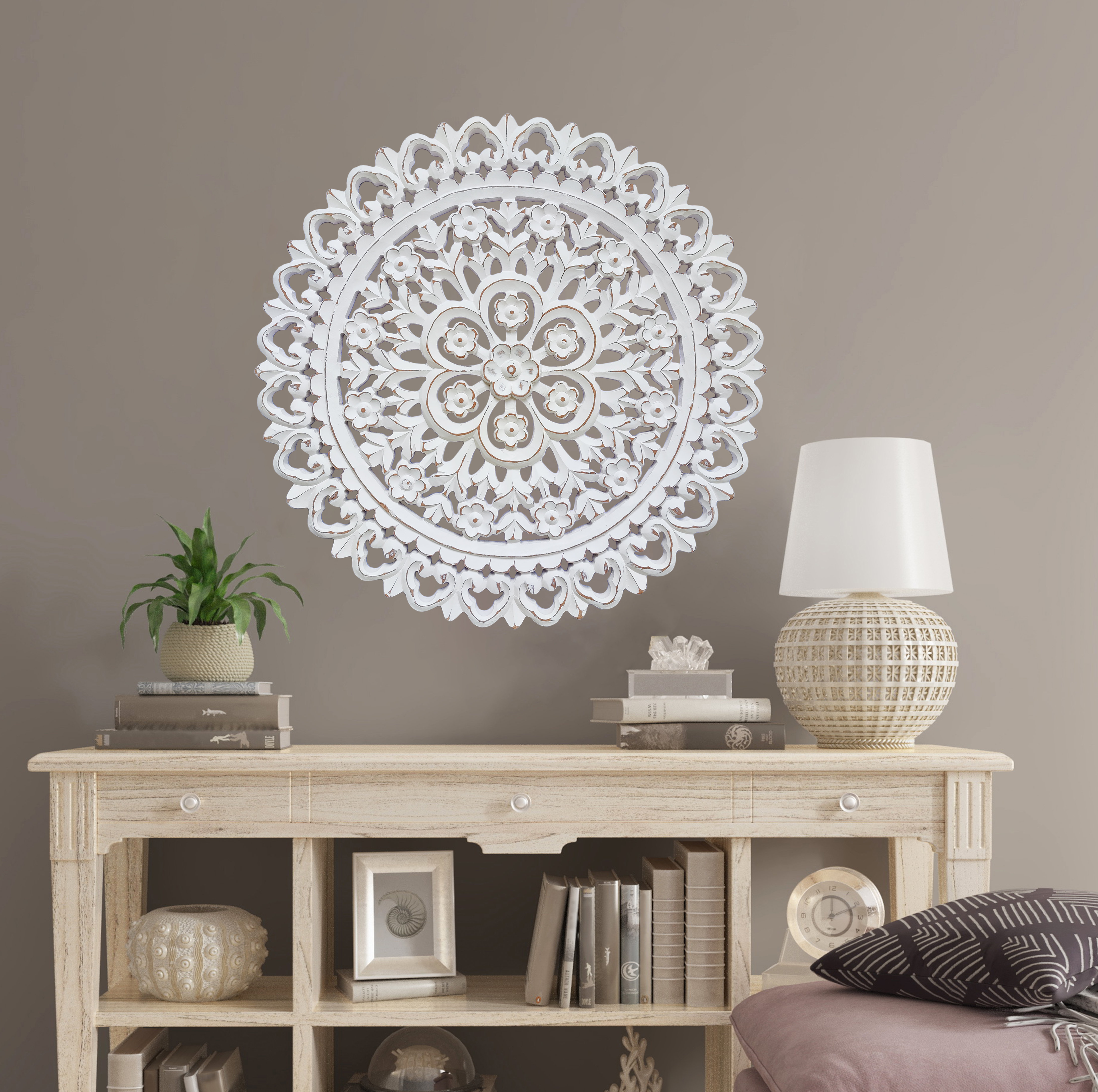 Ophelia & Co. Donna Wall Medallion | Handcrafted Wall Decor for Your ...