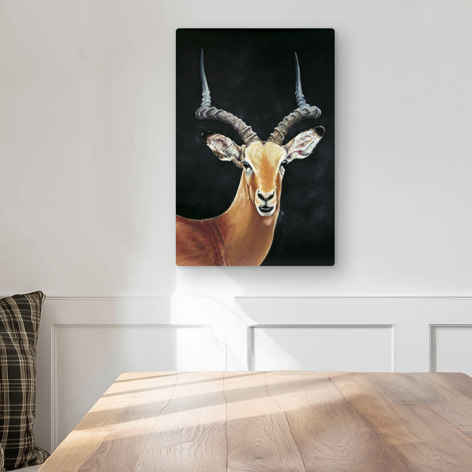 Begin Edition International Inc. Antelope Brown Man Cave Metal Print ...