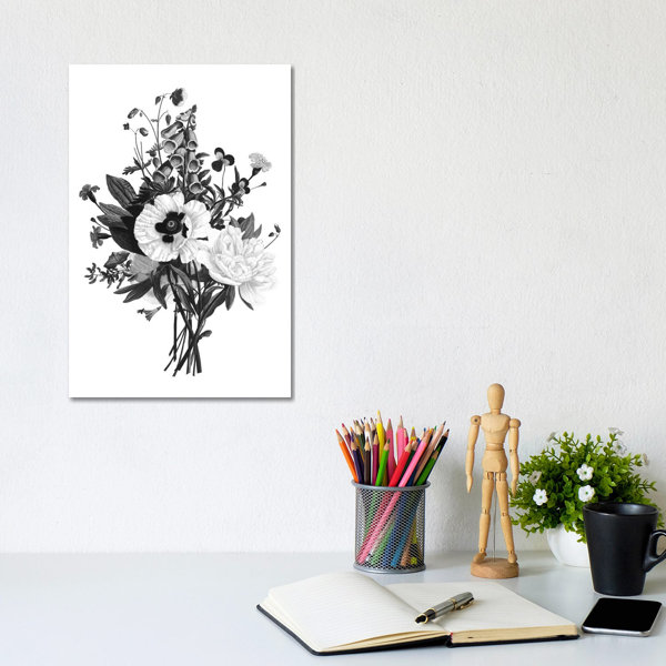 ClassicLiving Botanical Black And White III by Kelly Donovan - Wrapped ...