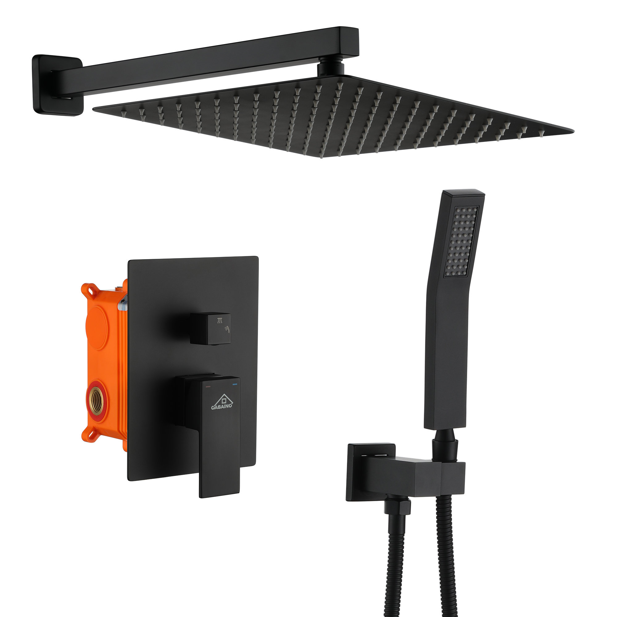 CASAINC Système de douche mural avec valve brute - Wayfair Canada